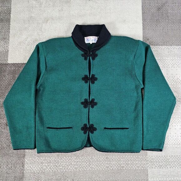 Tally Ho | Sweaters | Vintage Tally Ho Womens Xl Cardigan Green Acrylic ...